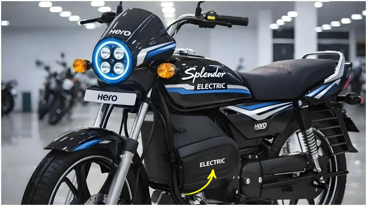 New Hero Splendor Electric 2026: 210 Km Range, 5kWh Battery, Budget ...